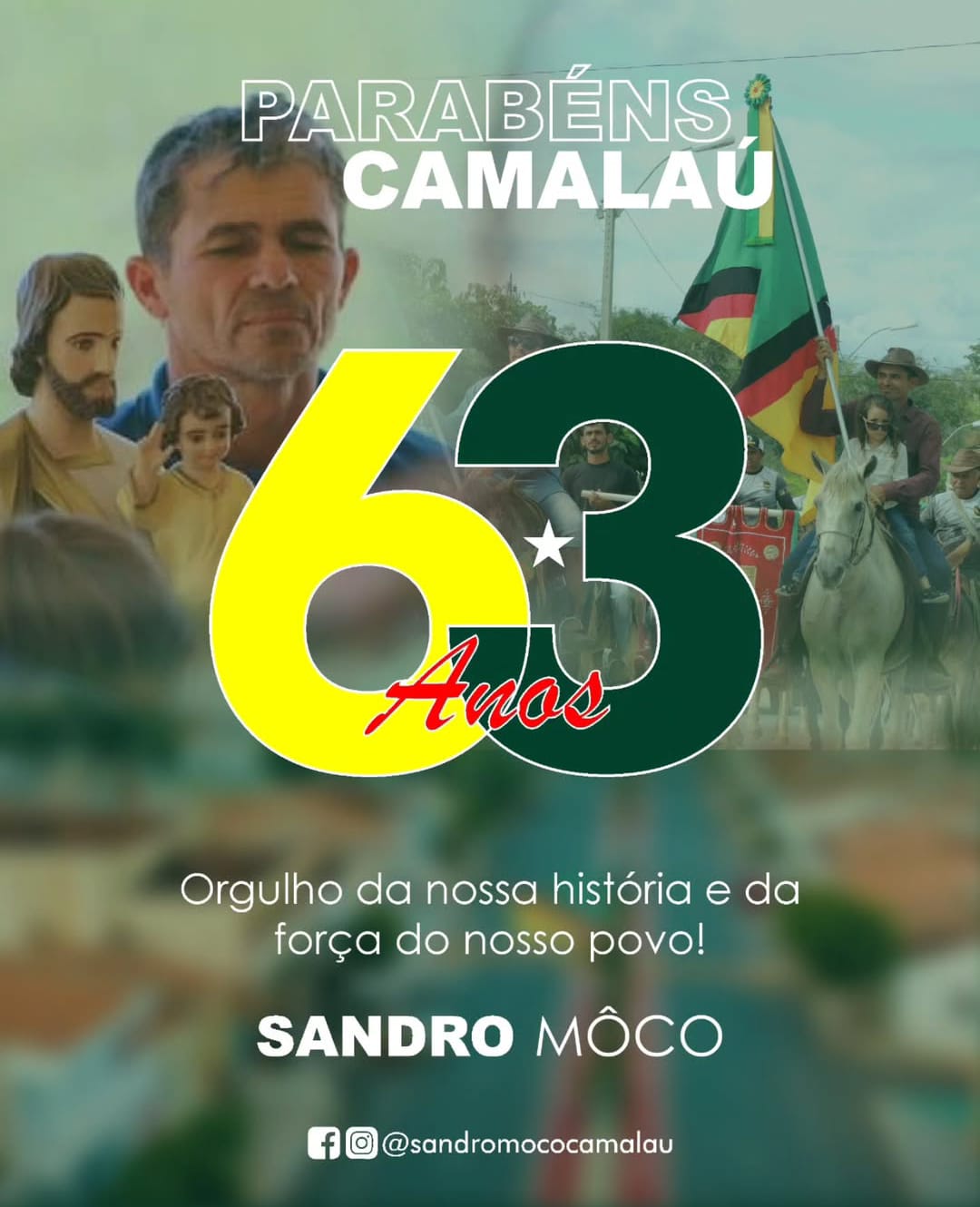 Ex-prefeito Sandro Môco Homenageia Camalaú Pelos Seus 63 Anos de História e Desenvolvimento ...